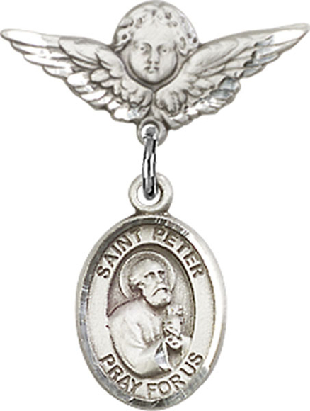 Hail MaryGifts | Jewelry | St Peter The Apostle Baby Badge 9900735 ...